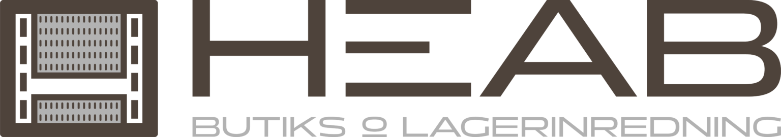 3D Ritning för butik och lagerlokaler | HEAB Butik